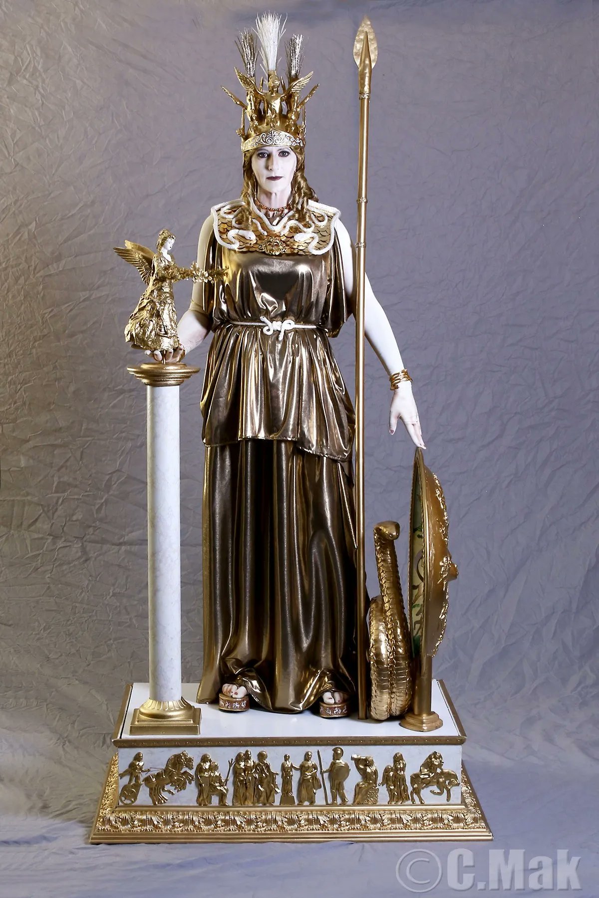 Athena Parthenos Drawing
