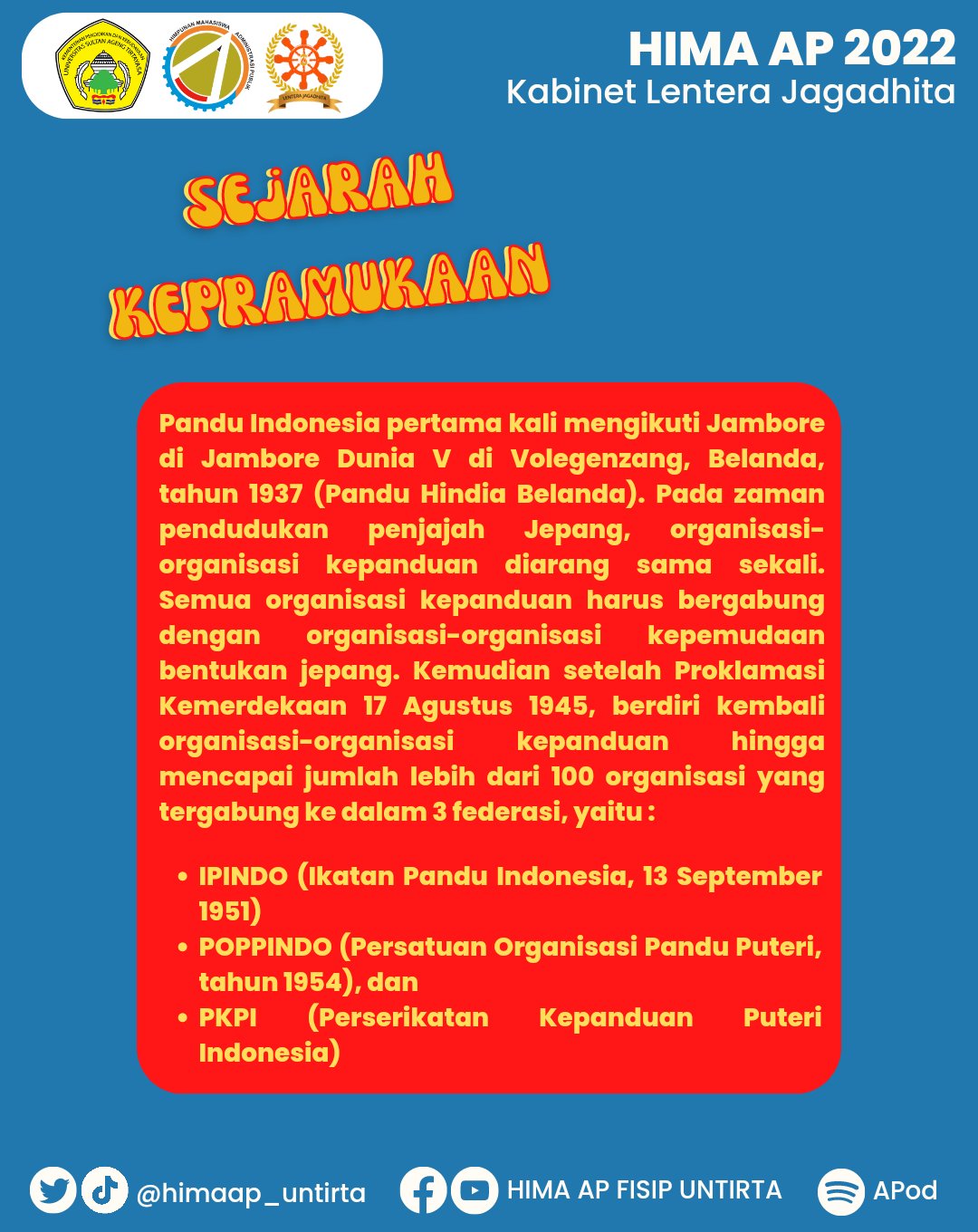 HIMA AP FISIP UNTIRTA (@himaap_untirta) / Twitter