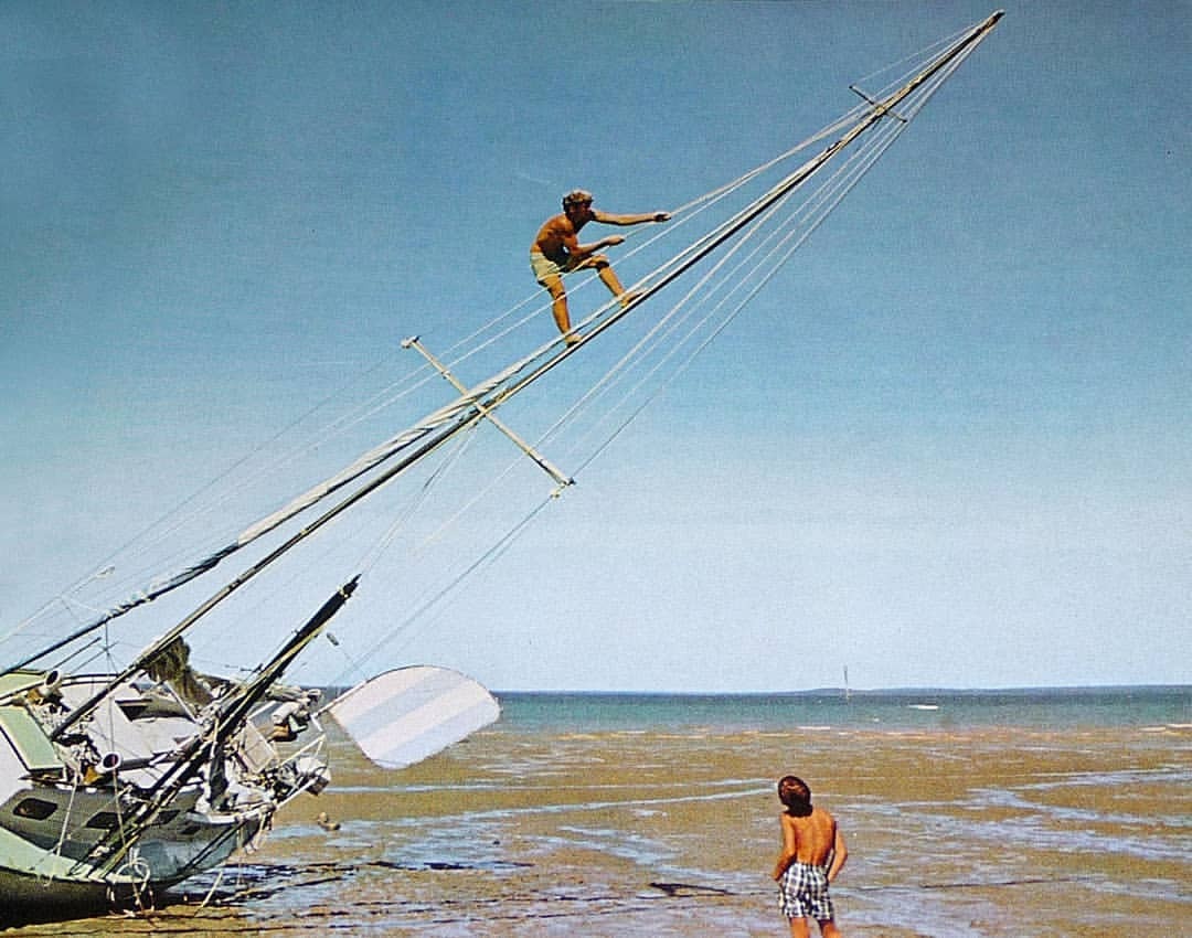 FEELING THE TILT OF THE WORLD. Robin Lee Graham the 16 year old who set ...