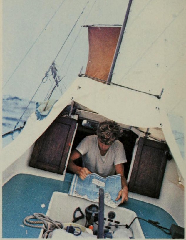 FEELING THE TILT OF THE WORLD. Robin Lee Graham the 16 year old who set ...