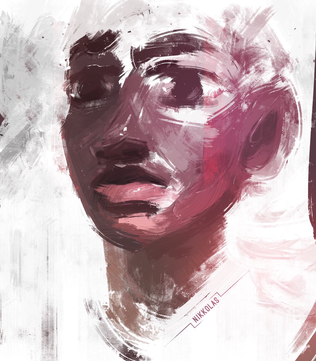 「usually when I go into semi abstract fac」|NIKKOLASのイラスト