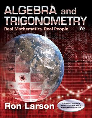 download [pdf]' Algebra and Trigonometry: Real Mathematics, Real People By Ron Larson on Kindle ...