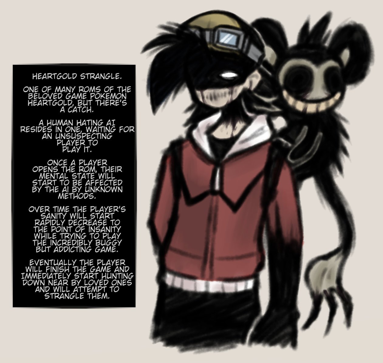 Pokemon Strangled Red