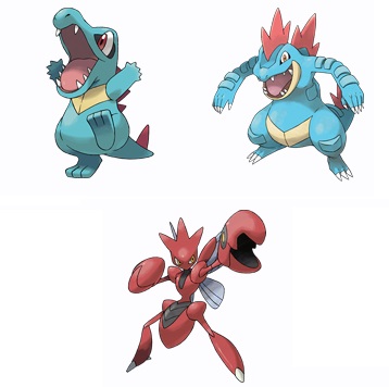 Croconaw Evolution Chart