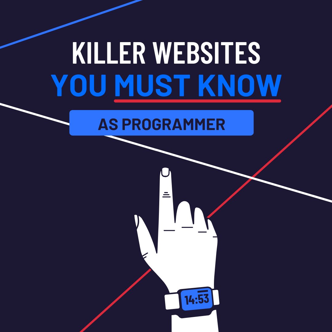 🔷 Killer Websites You Must Know As Programmer A Thread🧵 👇 - المسلسل من ...