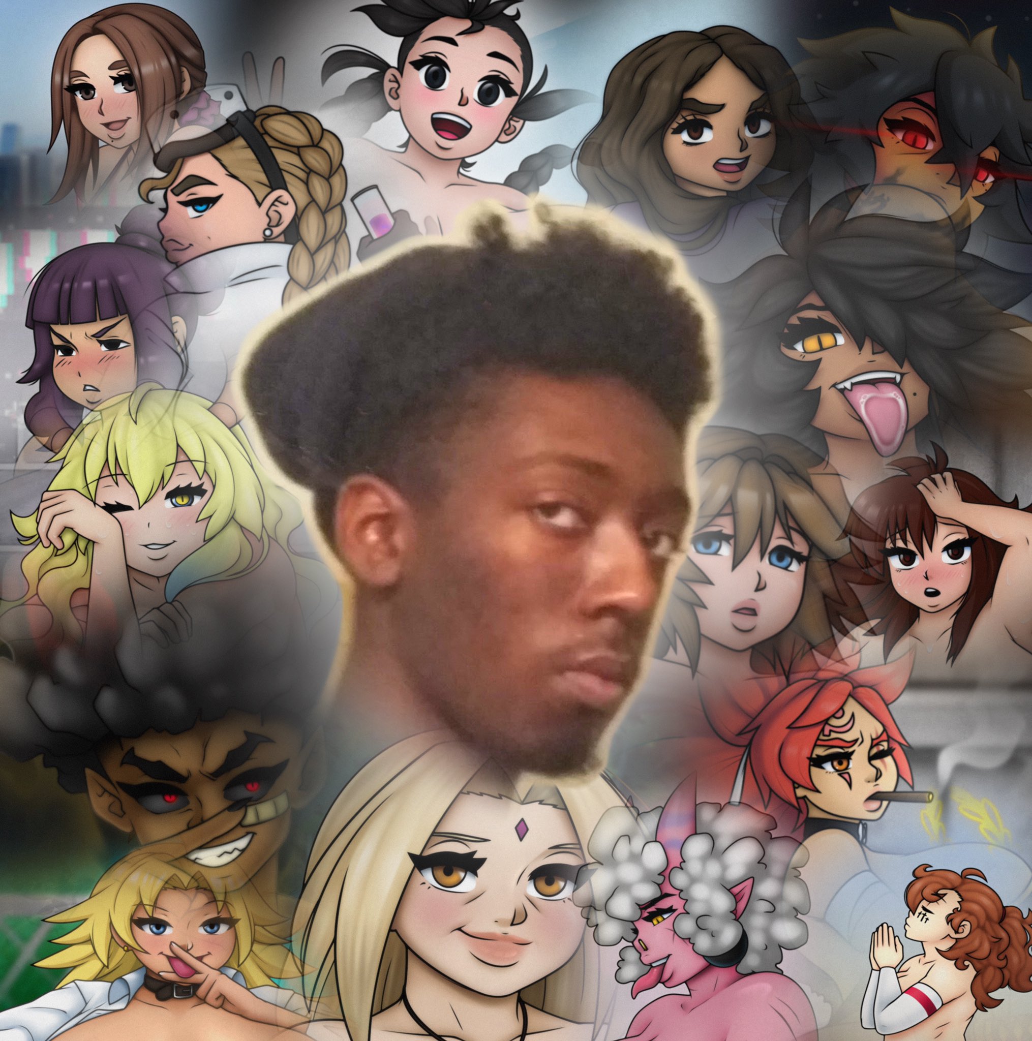 Blackwhiplash🗿🔞 On Twitter Rt Idrawthingstbh Ecchi Art Cover Ft