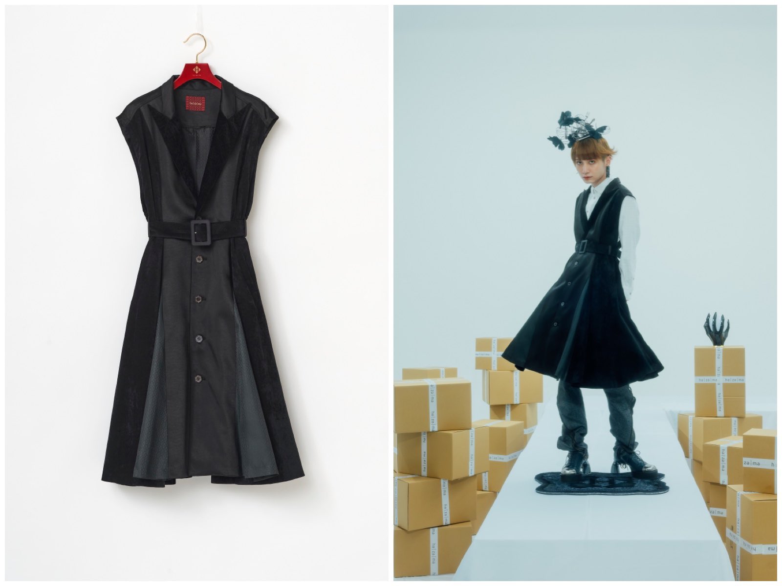 matsui ryosuke | 松井 諒祐 on Twitter: "ha | za | ma 2022PC 揺らめくロングベスト art direction @qta3 look ...