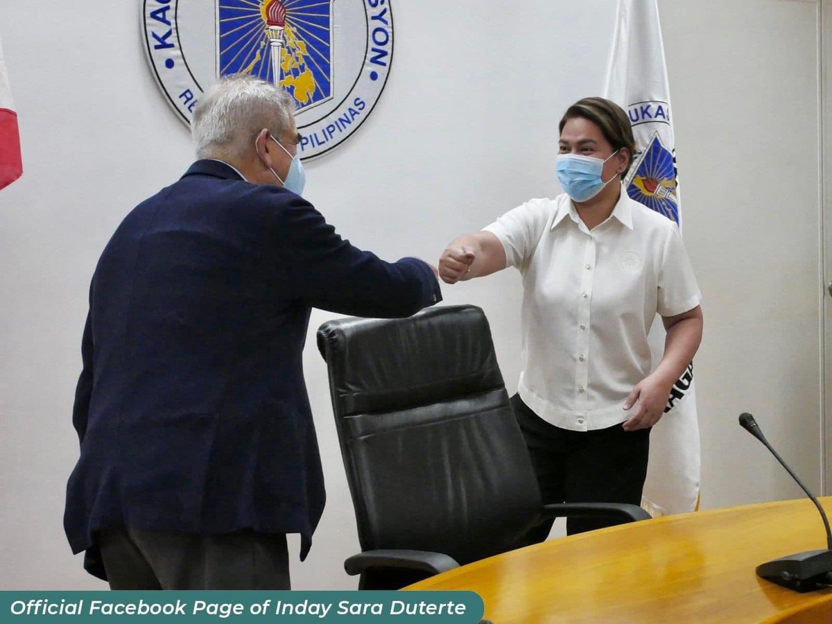 Manila Bulletin News on Twitter: "VP Sara Duterte meets with Ayala Foundation Chairman Jaime ...