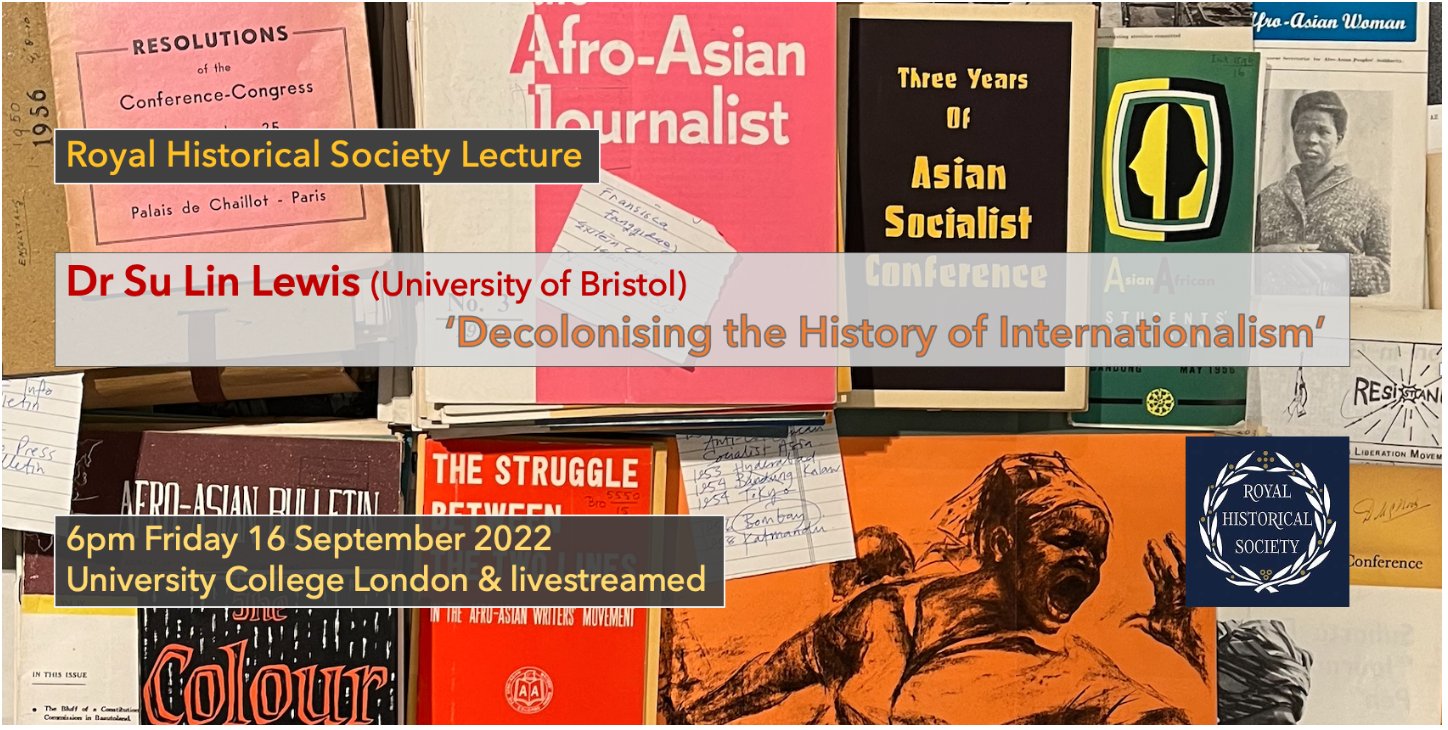 Royal Historical Society on Twitter: "Histories of internationalism ...