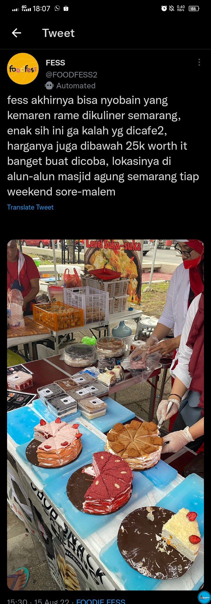 ON | DILARANG JUALAN on Twitter: "braw! di malang ada ga jajanan sliced cake kayak gini tapi yg ...