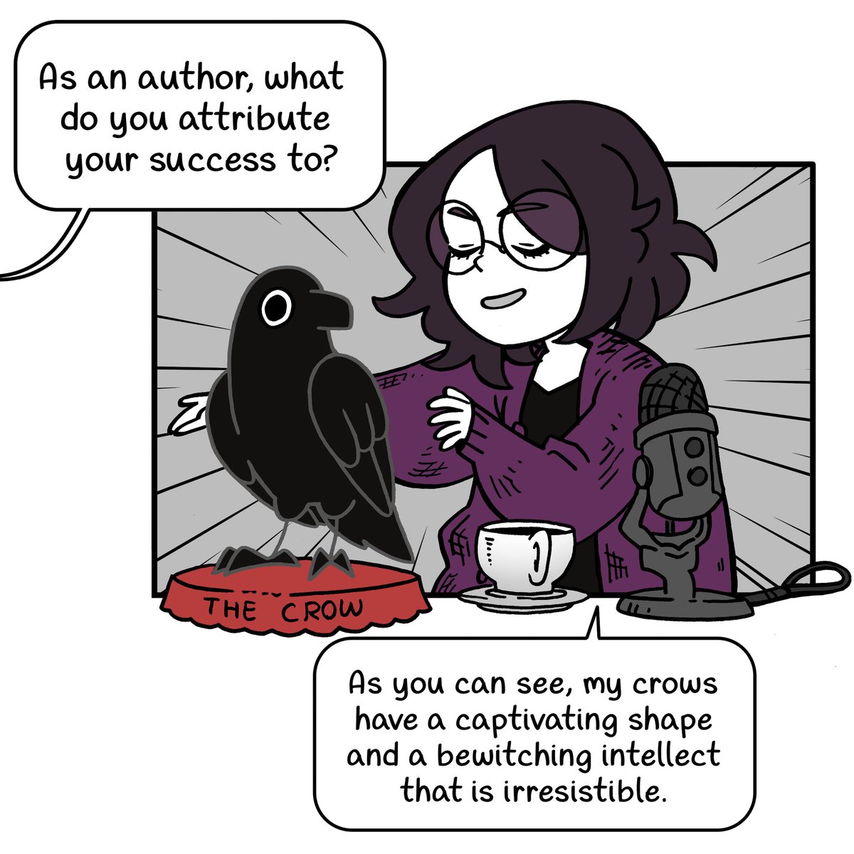 「New Crow Time (1/2) 🖇📎 」|Isa // Lord of Crowsの漫画