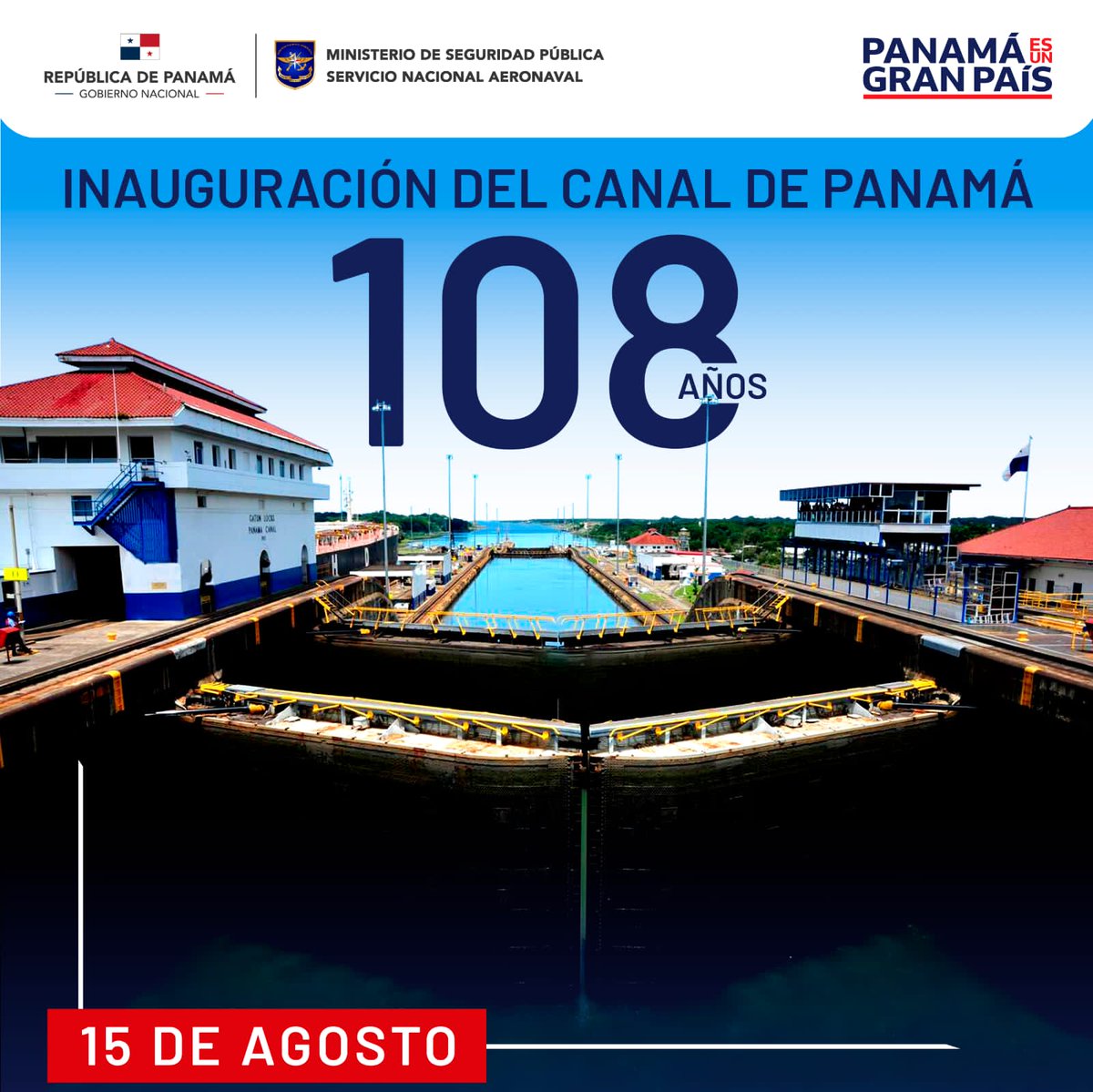 Senan Panamá On Twitter El Canal De Panamá Cumple 108 Años De