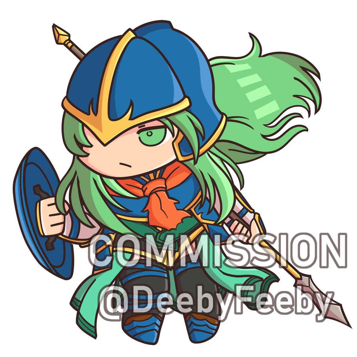 「Nephenee and Palla chibi commissions for」|Phoebeのイラスト