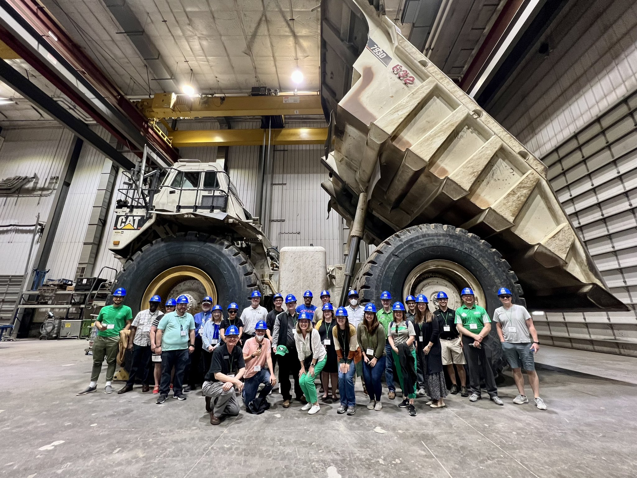U of North Dakota on Twitter: "Hard hats on! 👷 Touring the Falkirk Mine ...