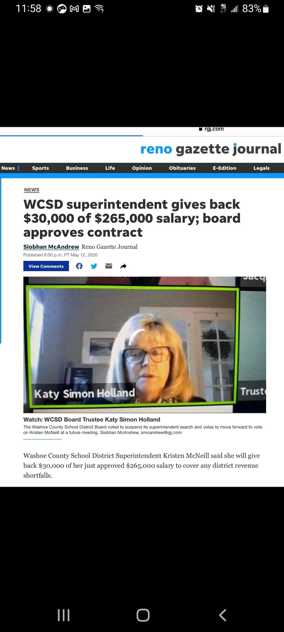 Washoe County Project on Twitter: "WC1 is bringing in more revenue than projected, he doesn’t ...