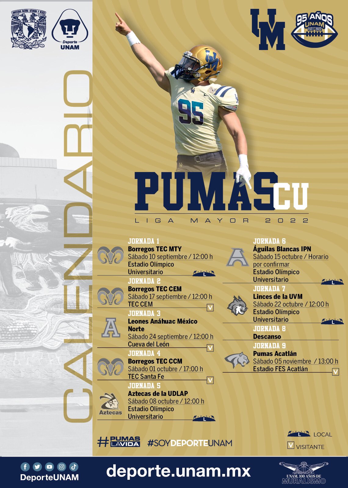 Pumas CU FBA On X: ?Calendario 2020 Pumas CU #Intermedia, 51% OFF