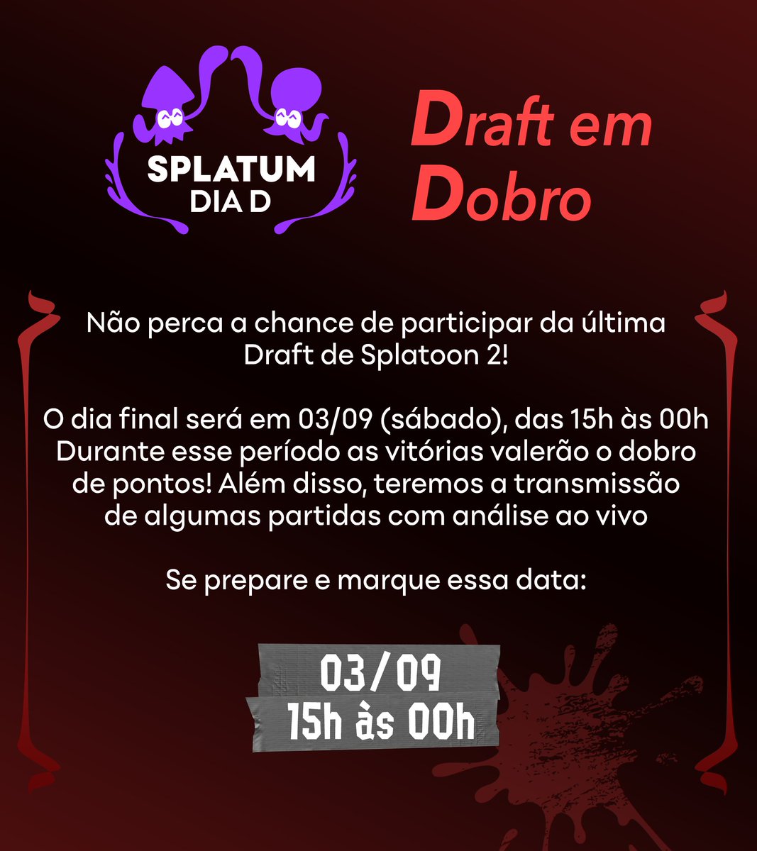 Splatoon News 🔜🌊 on Twitter: "RT @splatumBR: O Splatoon 2 tá chegando ao fim, e com isso ...