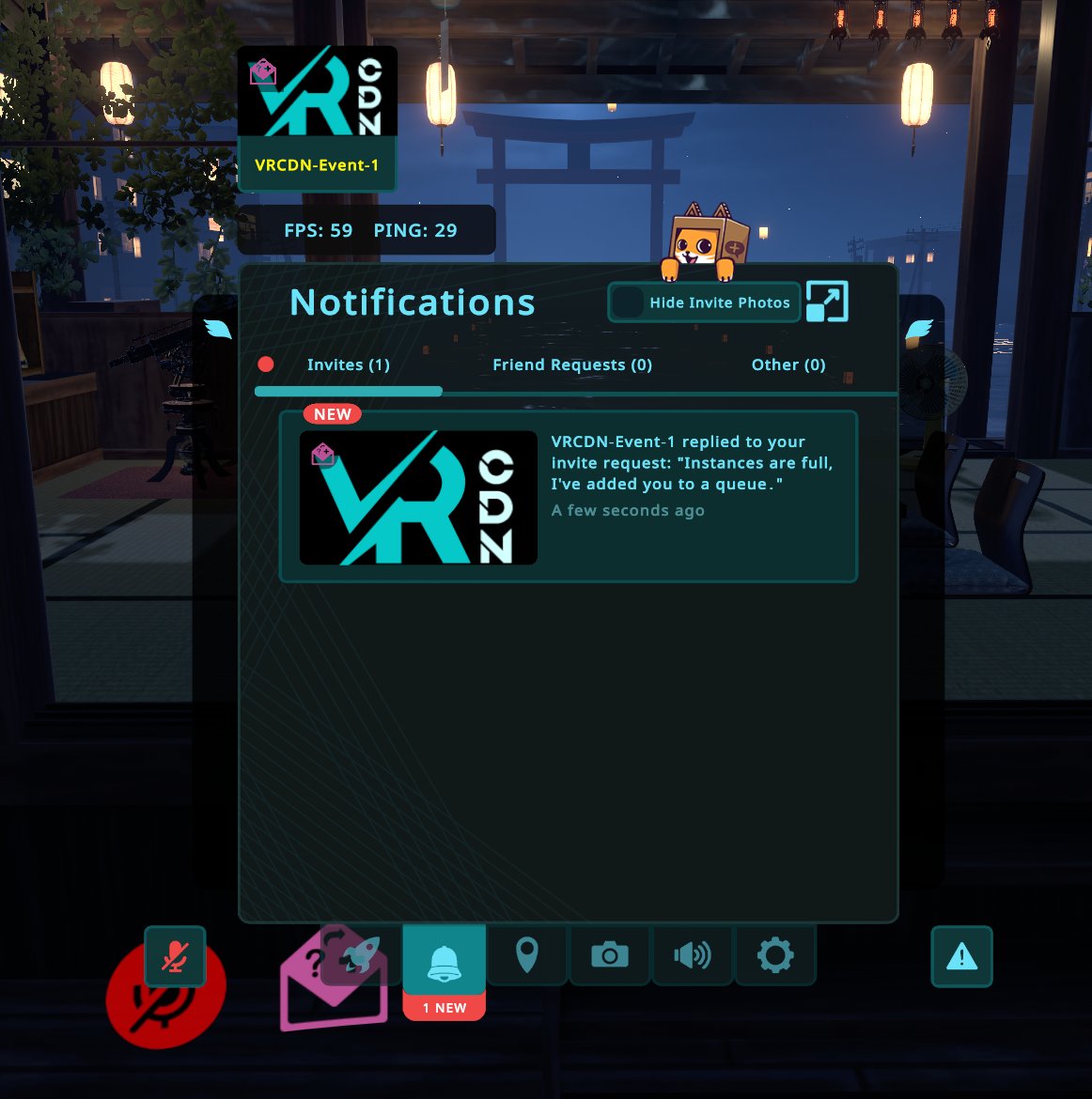 VRCDN on Twitter: "Think our #VRChat bots are ignoring you when they are busy? Now they will ...