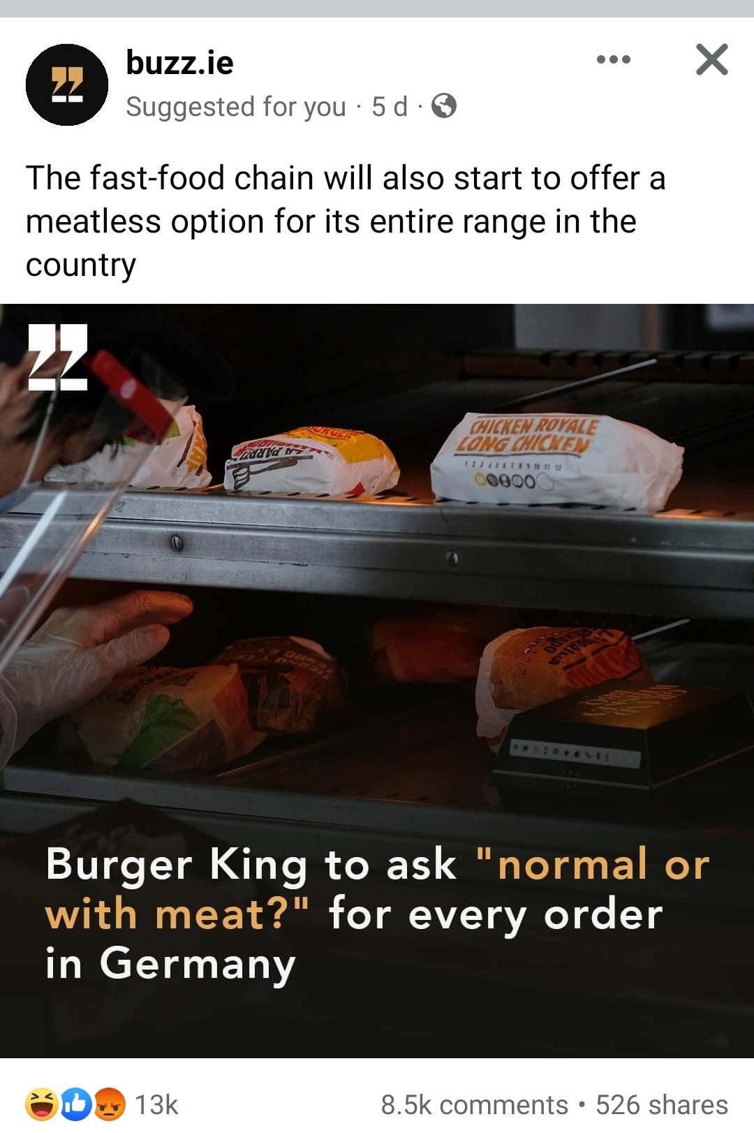 The Cartoon Loon on Twitter: "How the fuk is "normal" the one without meat??? https://t.co ...