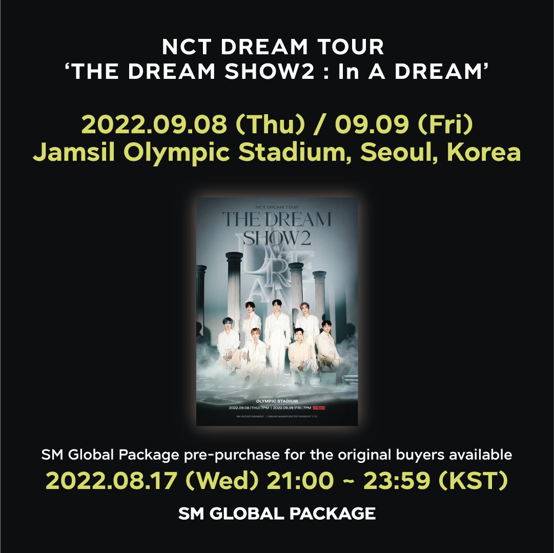 SM GLOBAL PACKAGE on Twitter: "[NCT DREAM TOUR ‘ THE DREAM SHOW2: In A DREAM’] SM Global Package ...