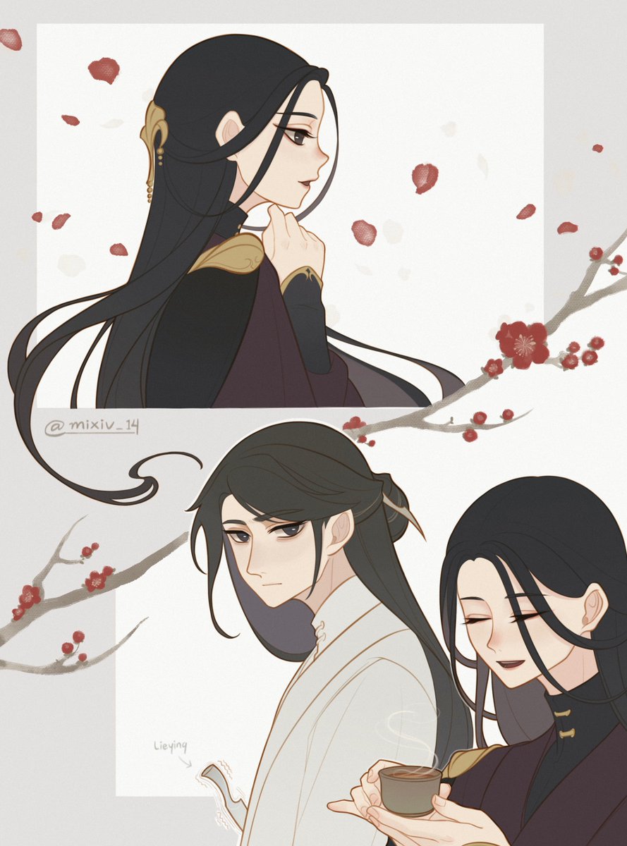 「One of her men.Murong Mengze x Zhou He #」|Nia. Mixiv 🌻のイラスト