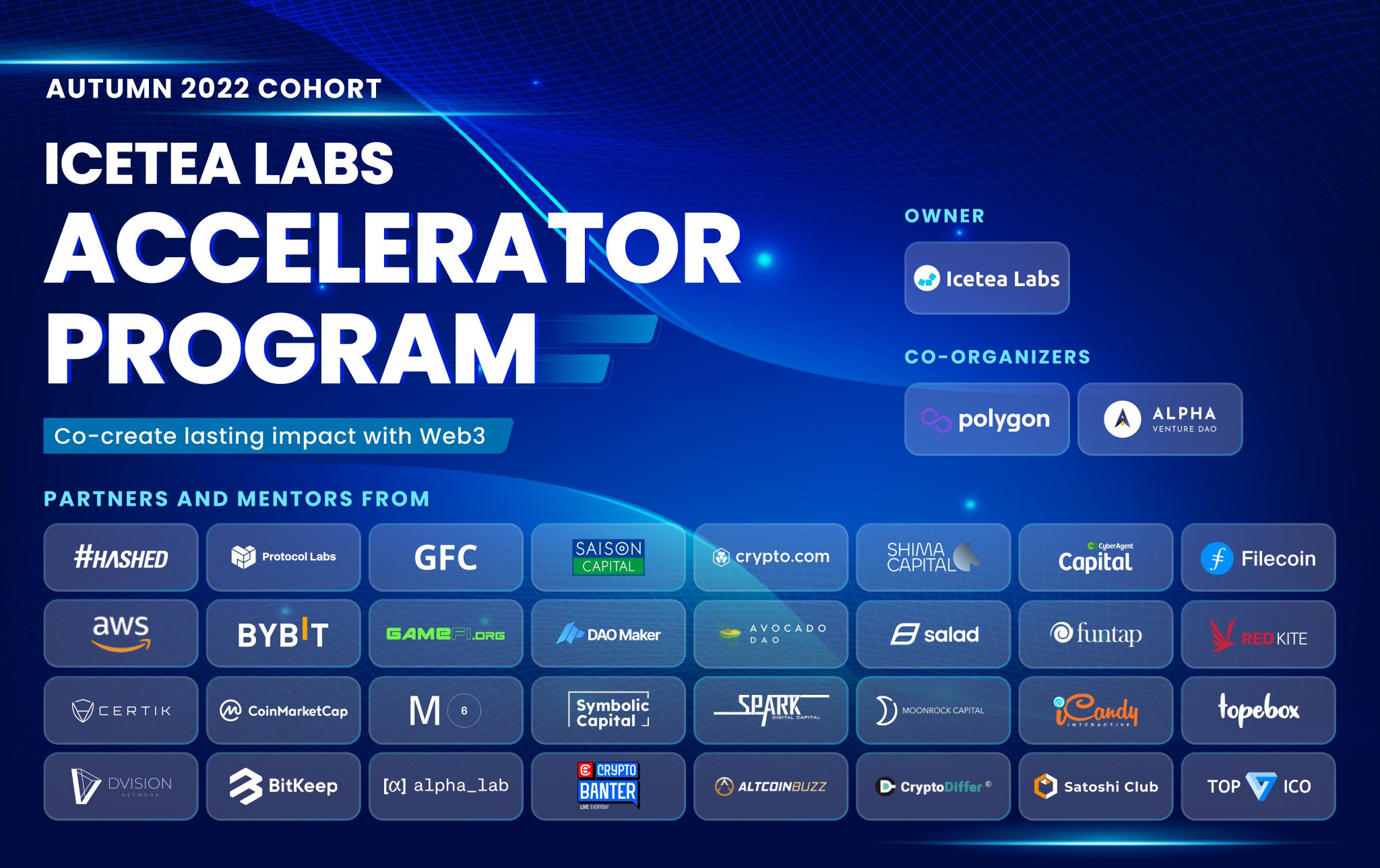 Icetea Labs on Twitter: "🚀ICETEA LABS ACCELERATOR PROGRAM IS OFFICIALLY LAUNCHED 📌https://t.co ...