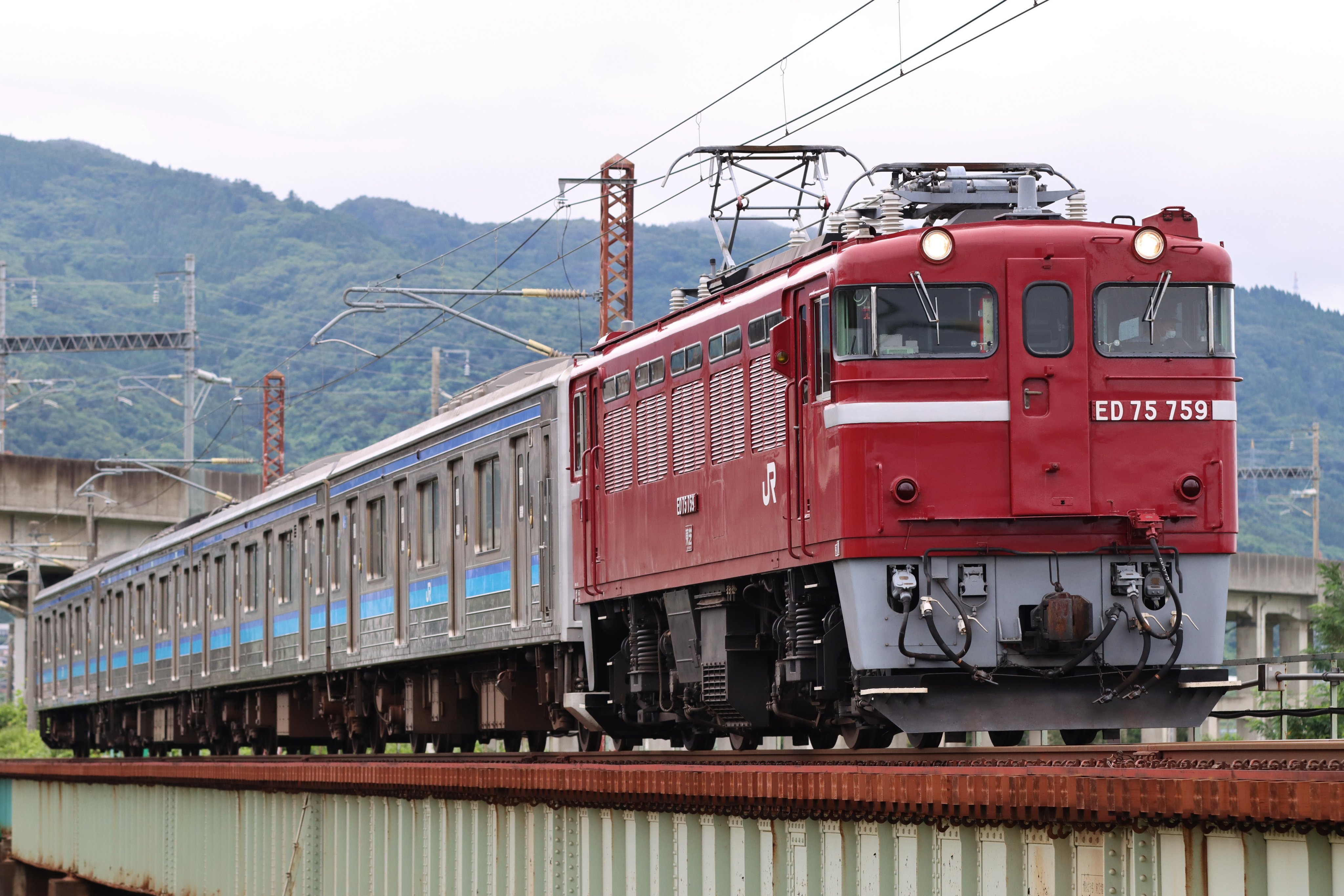 へ ノ ケ🌖 on Twitter: "2022/08/04 遅配9560列車 ED75 759[仙] 205系4車(M14編成) ※KY入場(要検) https://t.co ...