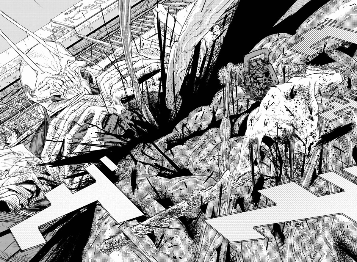 「chainsaw man spoilers / gore / / / in tatsuki fujimoto we t」donnieの漫画