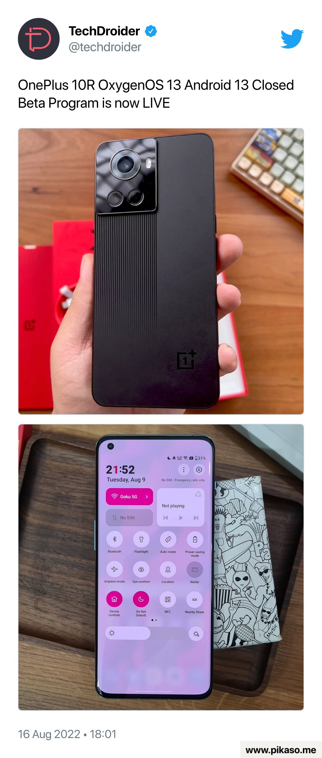 TechDroider on Twitter: "OnePlus 10R OxygenOS 13 Android 13 Closed Beta Program is now LIVE ...