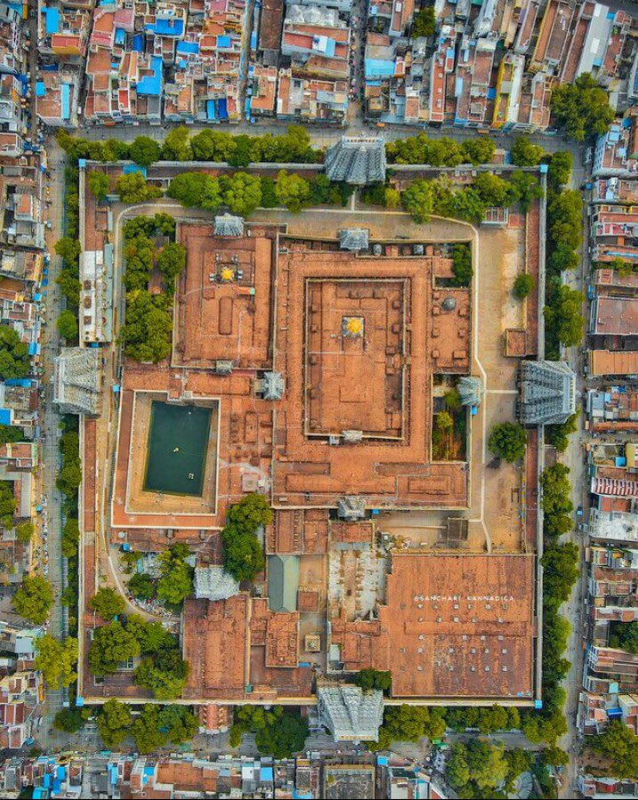 Meenakshi Temple Top View