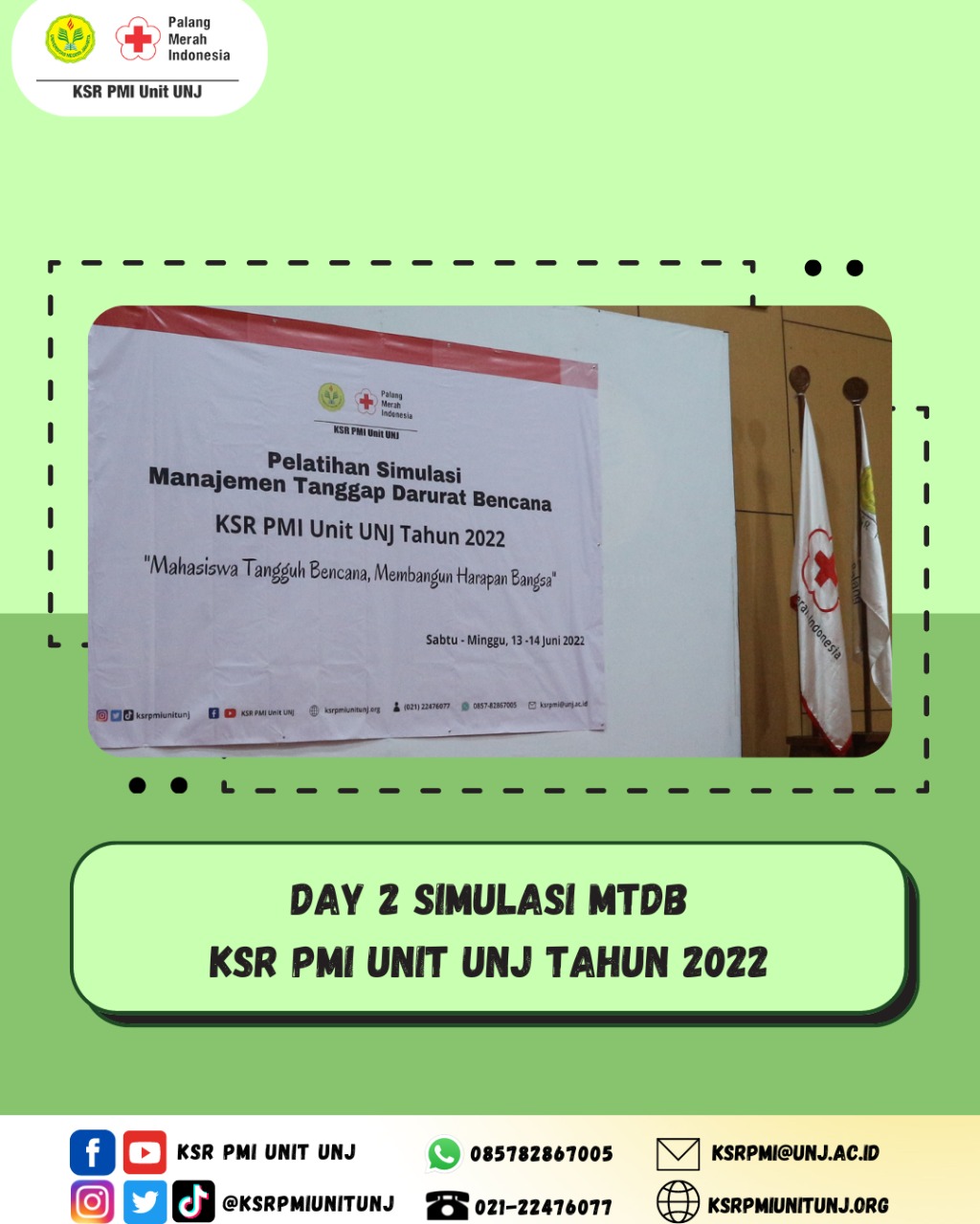 KSR PMI Unit UNJ on Twitter: "💥Day 2 Simulasi MTDB KSR PMI Unit UNJ Tahun 2022 💥 Simulasi MTDB ...