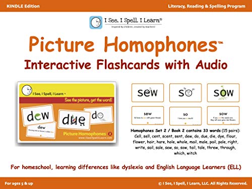 Download# Picture Homophones™ Flashcards with Audio - Set 2: I See, I ...