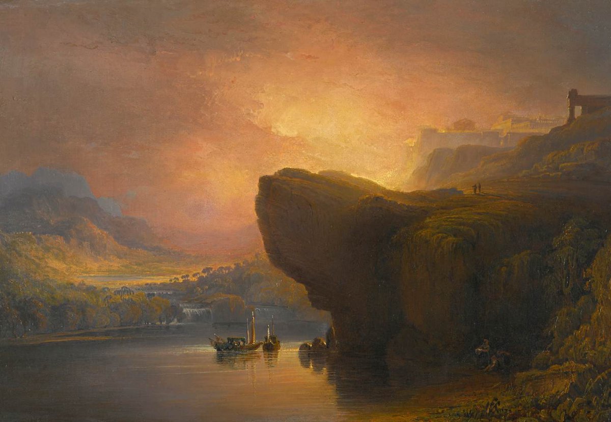 This is The Fall of Babylon, from 1819. It's by John Martin, a painter ...