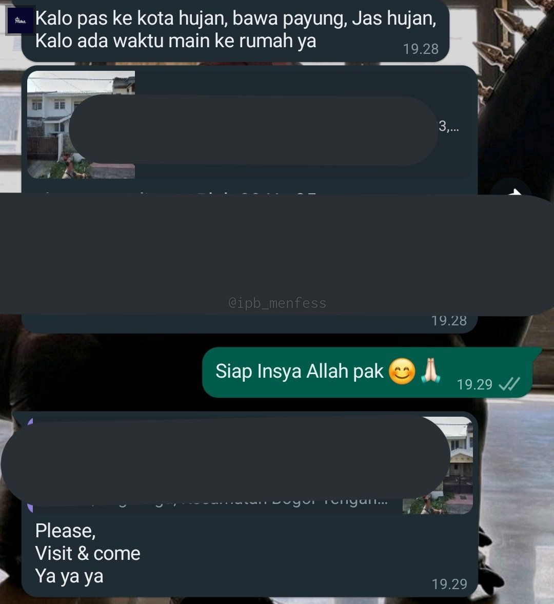 Draft IPB on Twitter: "Punten dosen kaya begini emang gapapa (?) Ya 😭😭 sender takut banget baru ...