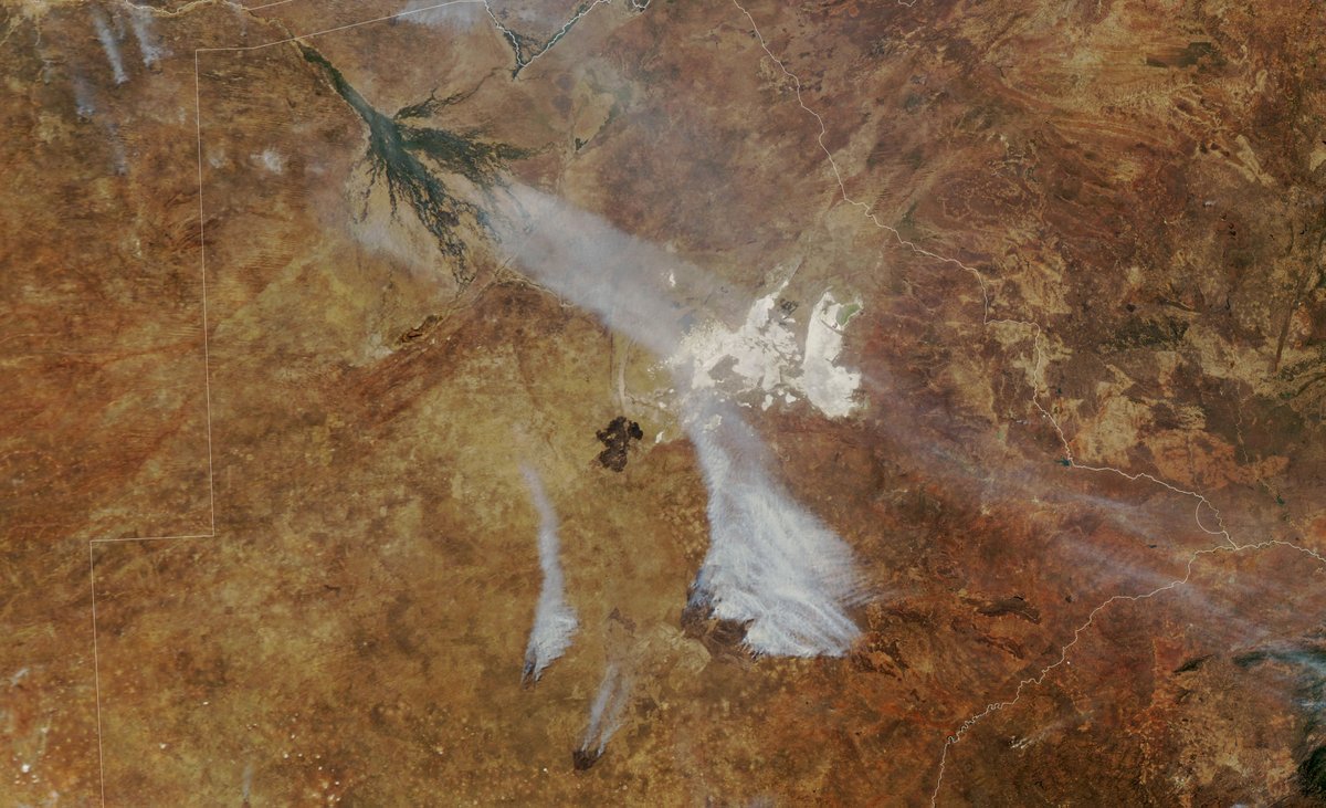 Sub-Saharan Africa often sees large wildland fires from Aug. to Oct ...