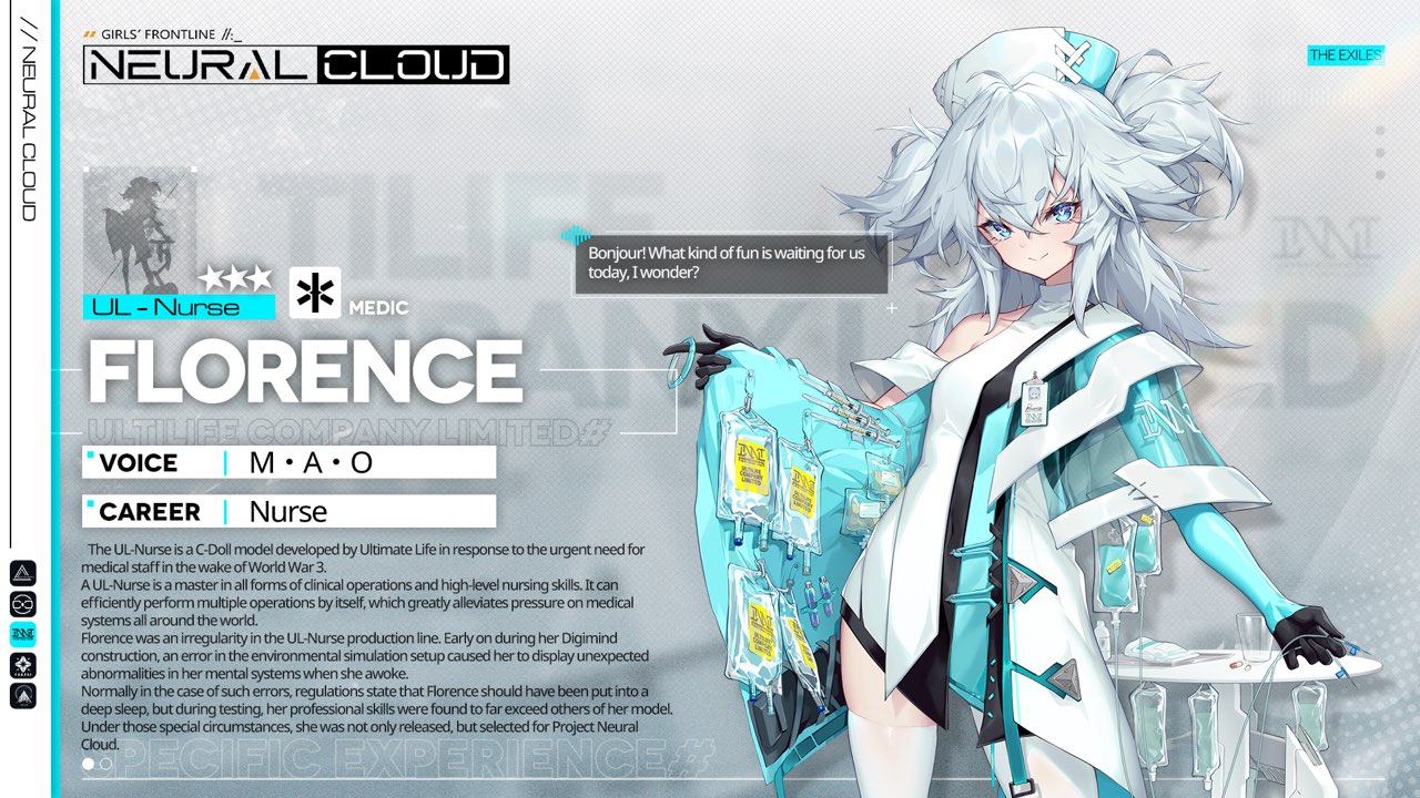 Neural Cloud-EN Official on Twitter: "[C-Doll Archive] //:_Florence Florence's reputation is ...