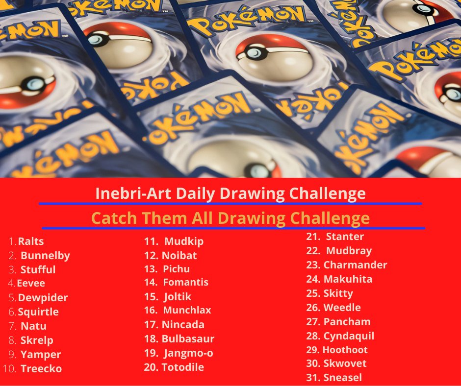 Pokemon Drawing Challenge Day 20