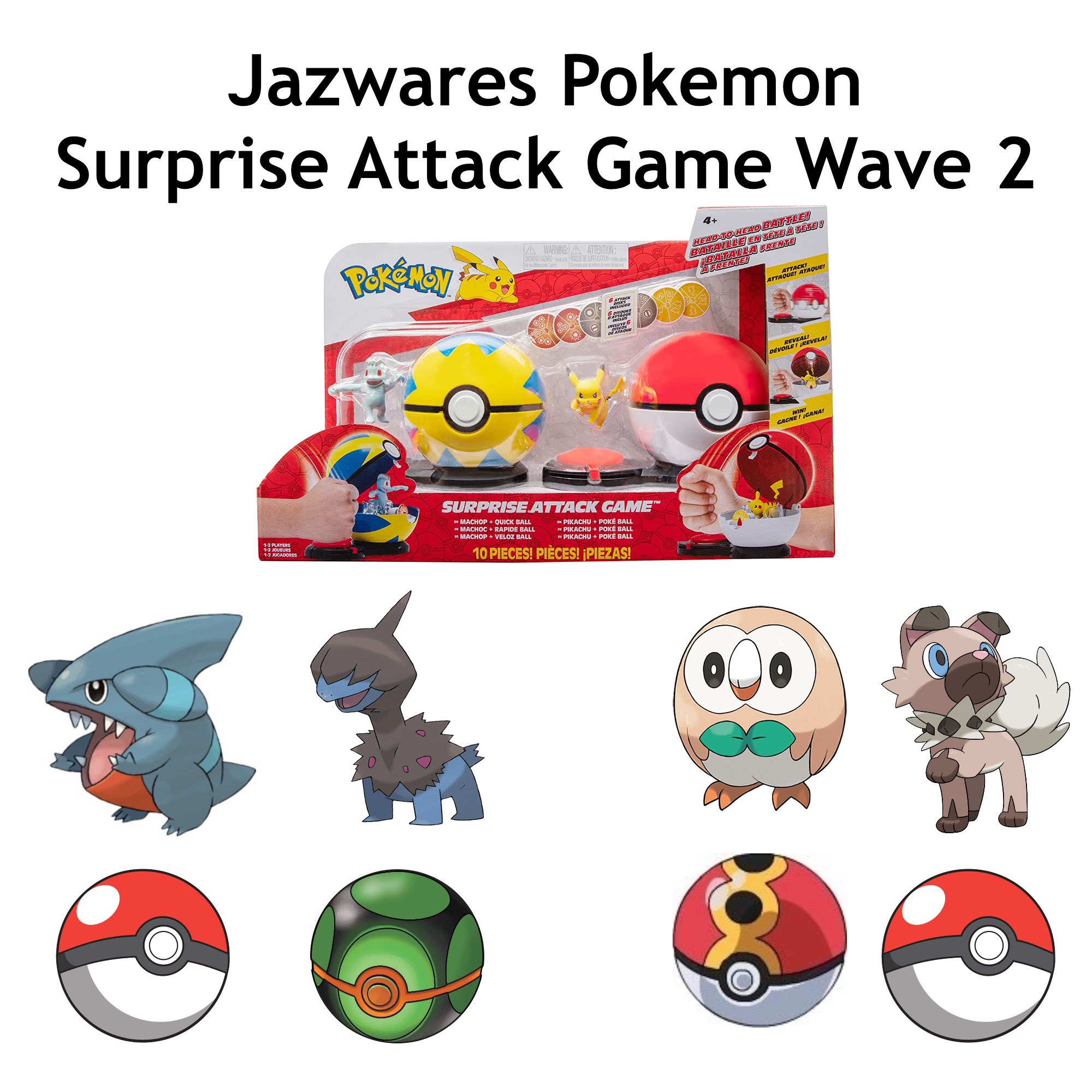 Wicked cool toys pokemon wave 2 store