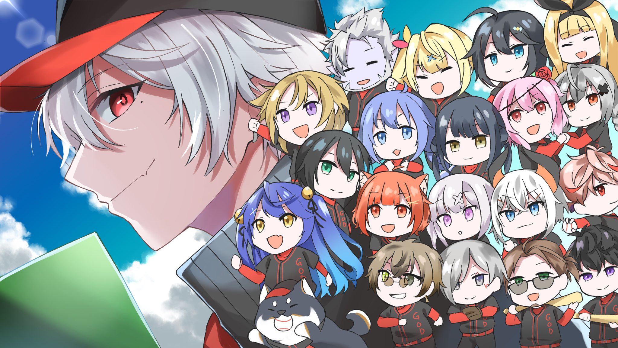 文月 on Twitter: "最高のチームでした！神速WIN！！ #KuzuArt #にじさんじ甲子園 #にじさんじアルプススタンド https://t.co/eN9JUGjwAN ...