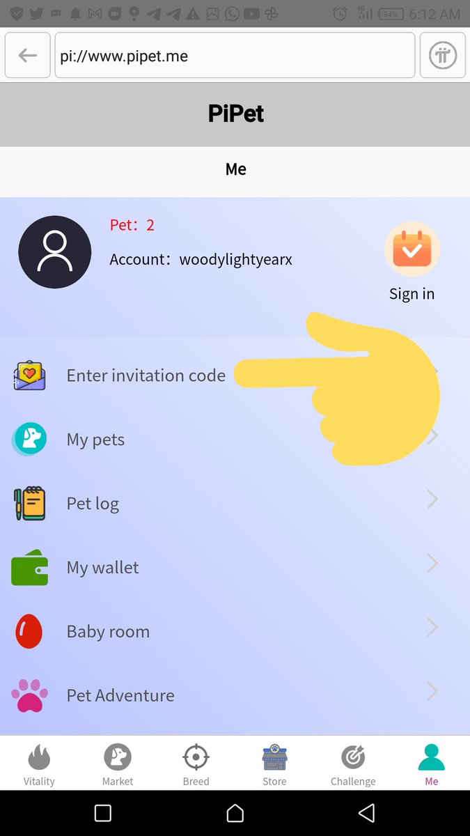 Woody Lightyear π on Twitter: "Pioneers, I am sending you 1 Pet! Go to http://pipet.me OR your # ...