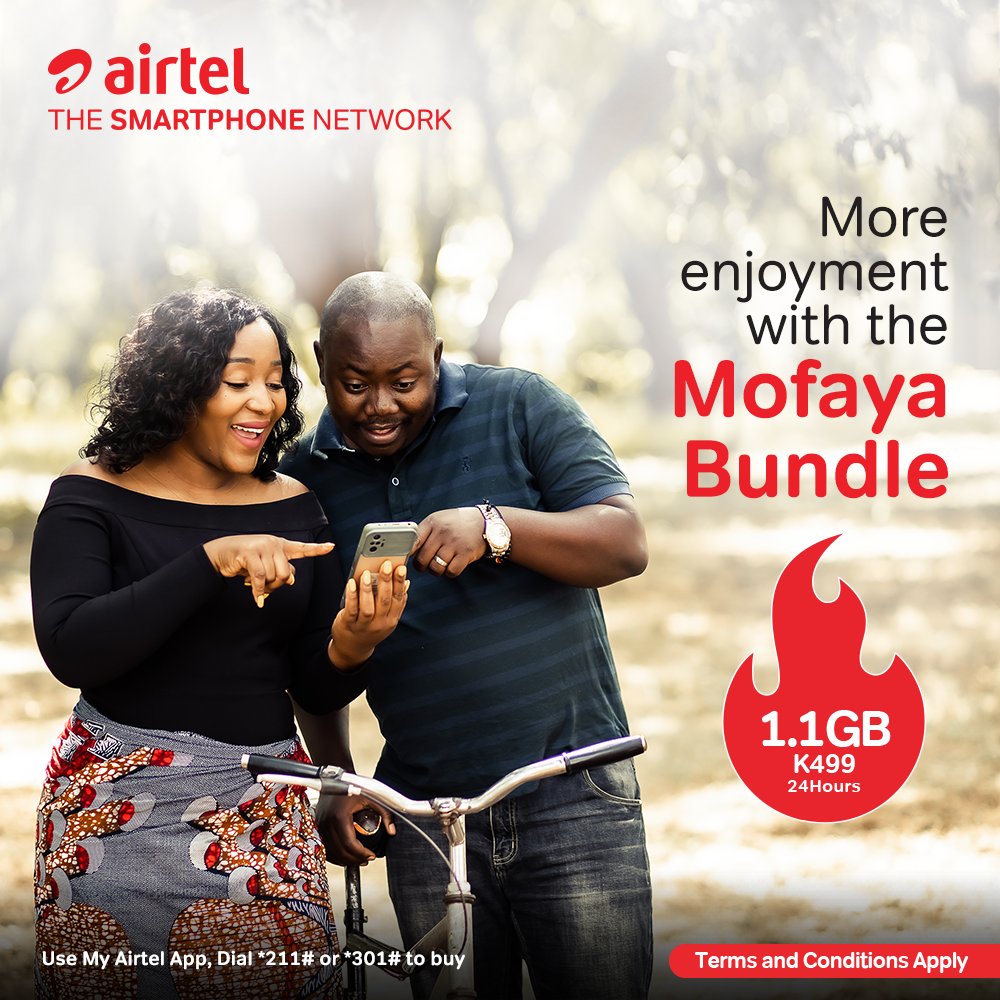 Airtel Malawi Plc on Twitter: "Stay connected, doing what you enjoy with MoFaya bundles. Use My ...