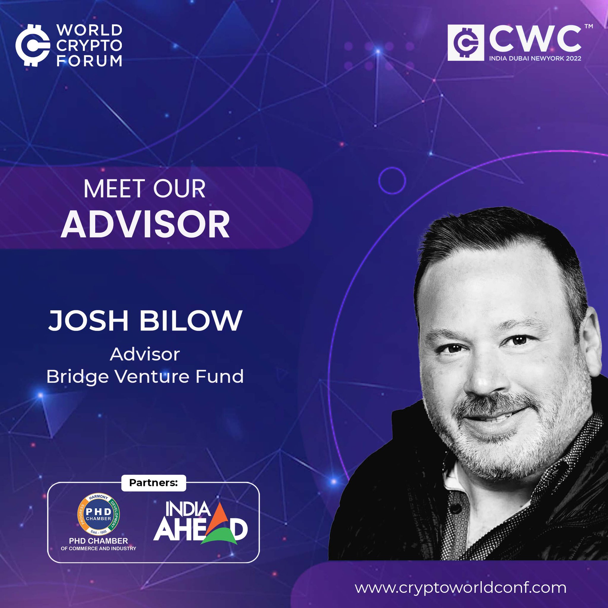 Crypto World Conference on Twitter: "We are delighted to have Mr. Josh Bilow - Advisor, Bridge ...