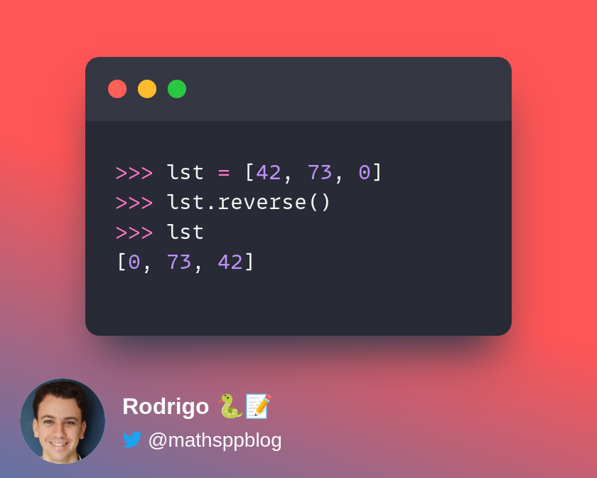 Here Are 3 Simple Ways In Which You Can Reverse A Python 馃悕 List Lets See How They Are