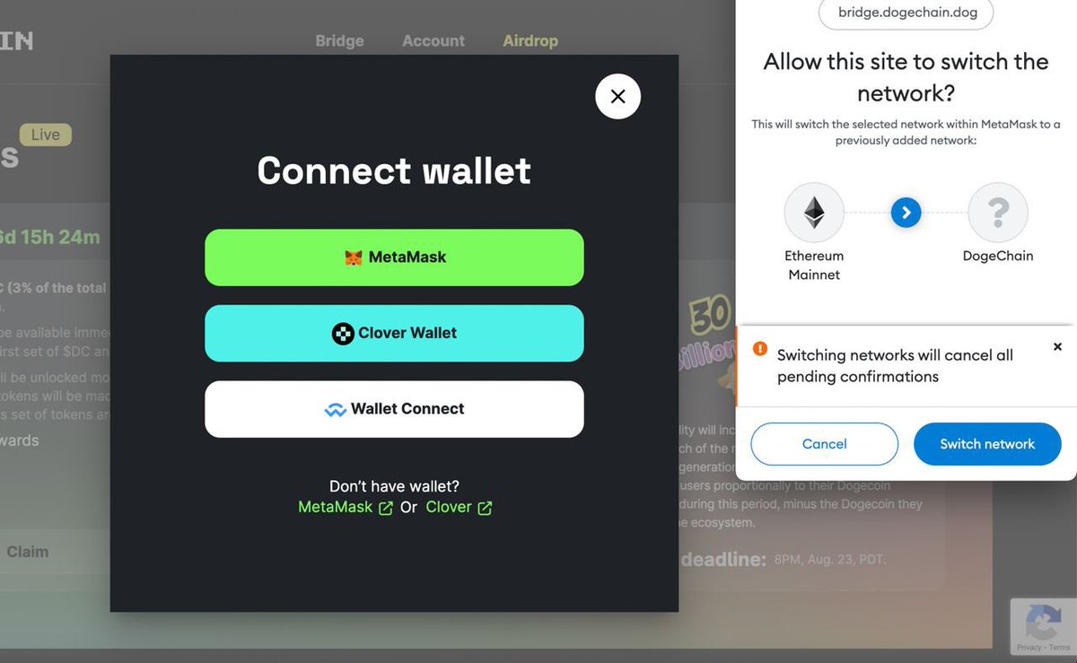 $DC Dogechain token Airdrop How to claim your airdrop, whats it about ...