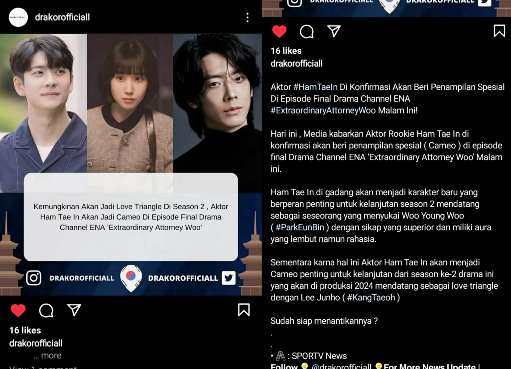 K-Drama Menfess on Twitter: "•kdm• INI BENERAN BAKAL ADA LOVE TRIANGLE?? 😔 WDYT GUYS? https://t ...