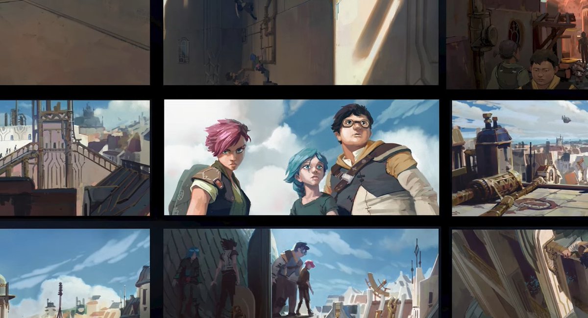 「One of the Arcane storyboards 」Spideraxeの漫画