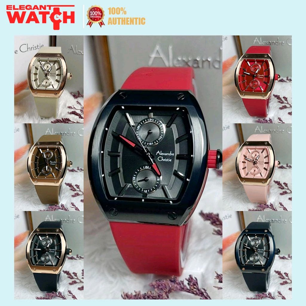 Suka Stw on Twitter: "Cek Jam Tangan Alexandre Christie Wanita AC 2944 / AC2944 Rubber Original ...
