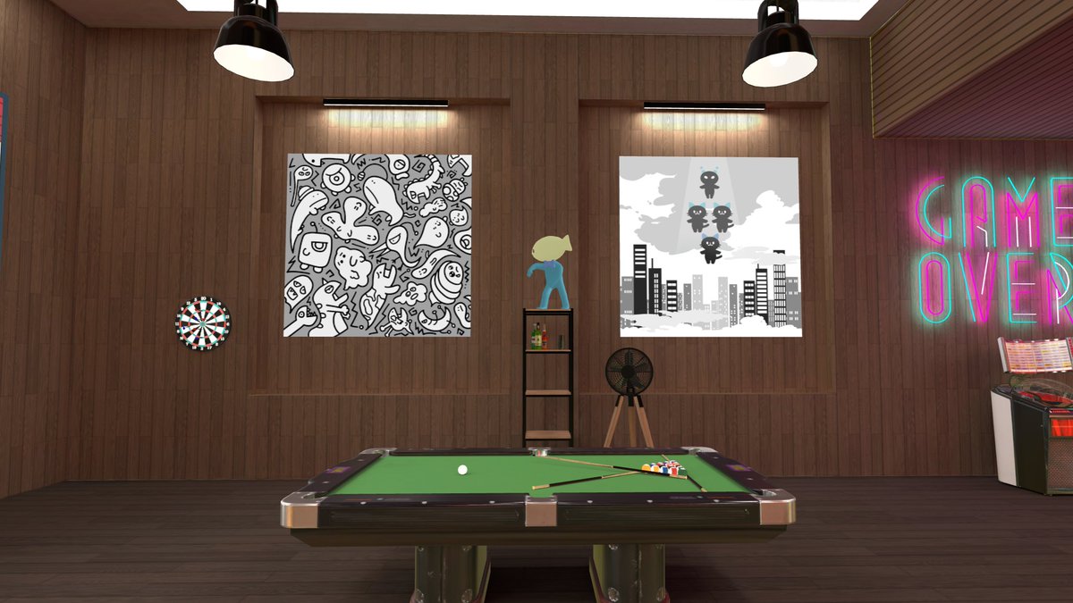 JIN | 自律分散型落書き作家 jinart.eth on Twitter: "My game den gallery has been upgraded🔥 The voxel dragon ...