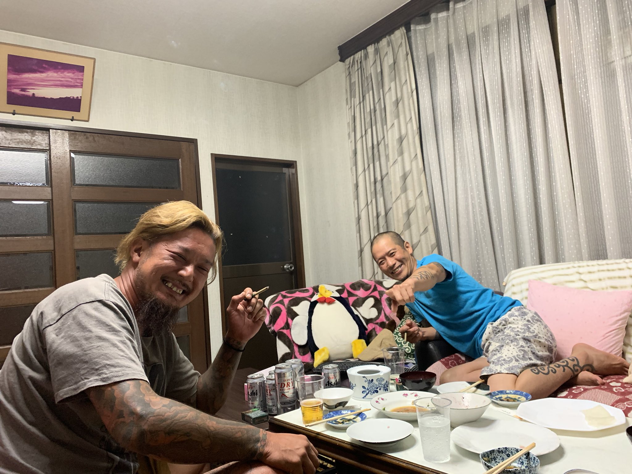 おおもりかずと On Twitter いつも遊んでる高知tusksユウちゃん、トシちゃん、岡山の俺んちキター!! Itn1iwtfyp Twitter