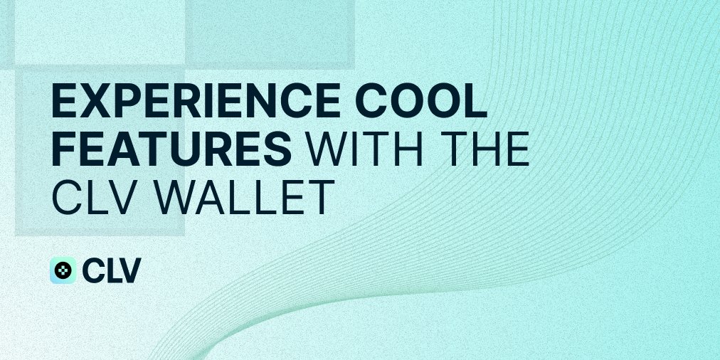 CLV | by Clover on Twitter: "Experience cool features with the CLV wallet It supports popular ...